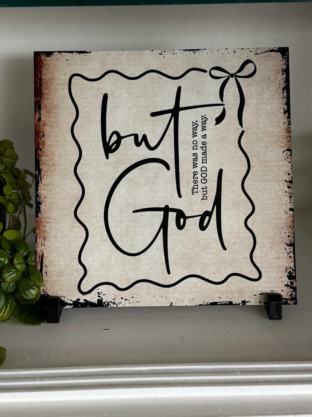 But God Metal Sign, Religious Metal Sign, Home Decor, Christian Wall ...