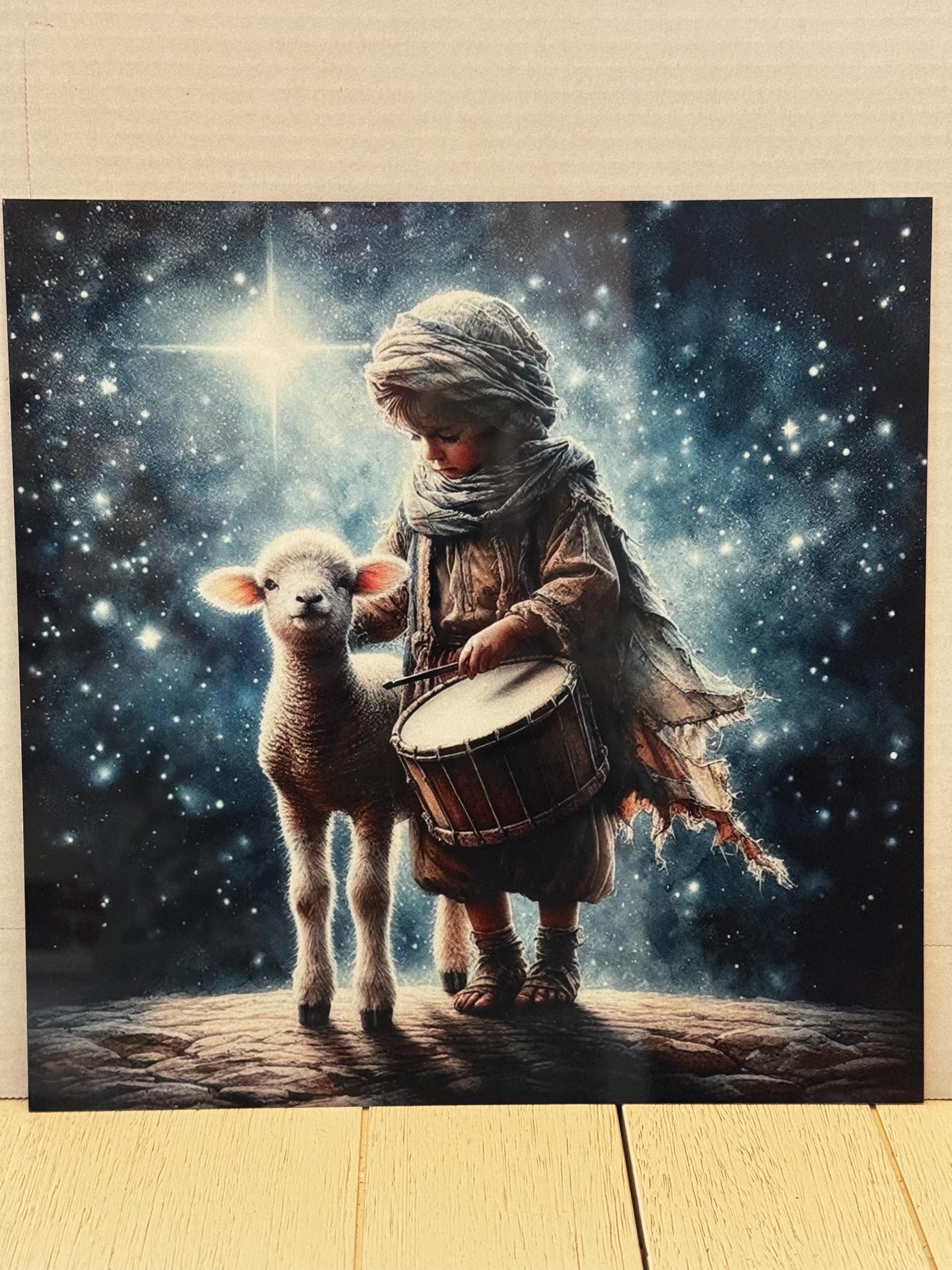 Little Drummer Boy Christmas Sign – 12" or 10” Square Metal Wall Art ...