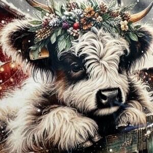 Cow Sign, Country Christmas Cow Sign, Farmhouse Christmas Decor, Sign ...