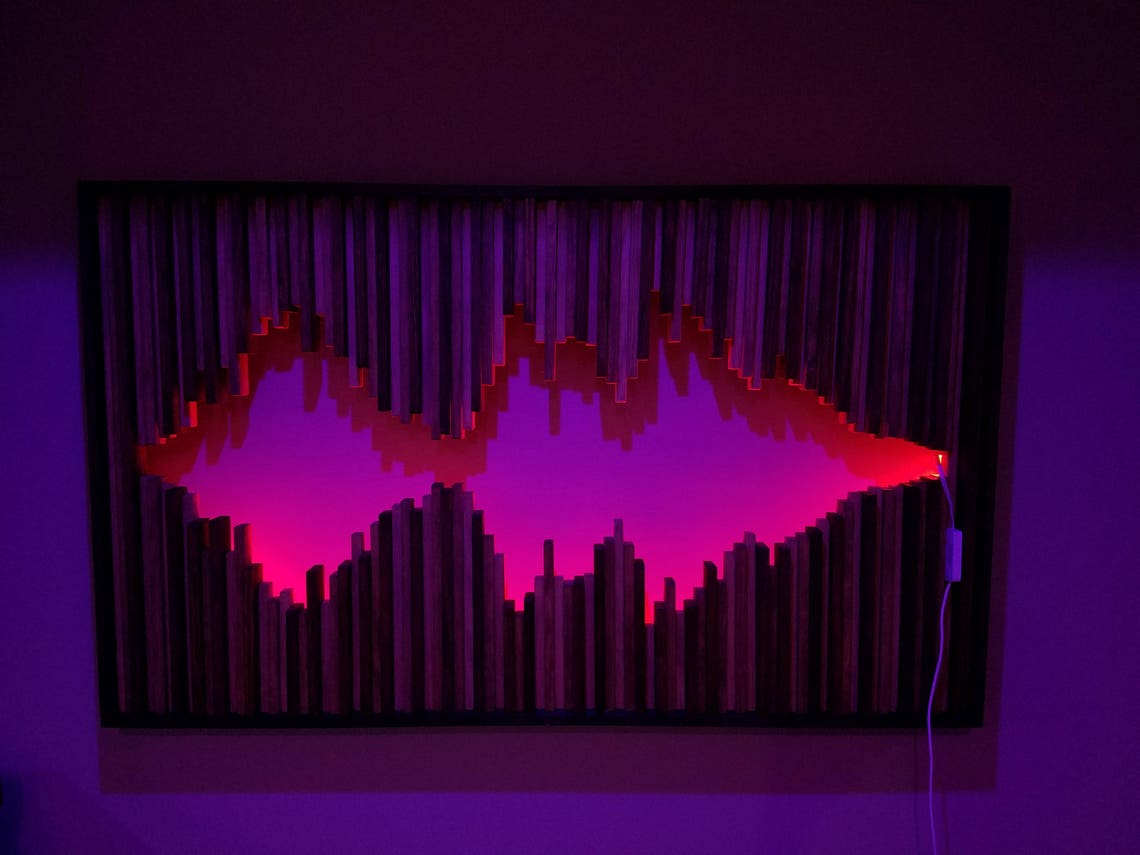 Custom Soundwave Wall Art, Soundwave Wall Art, Sound Wave Art, Custom ...
