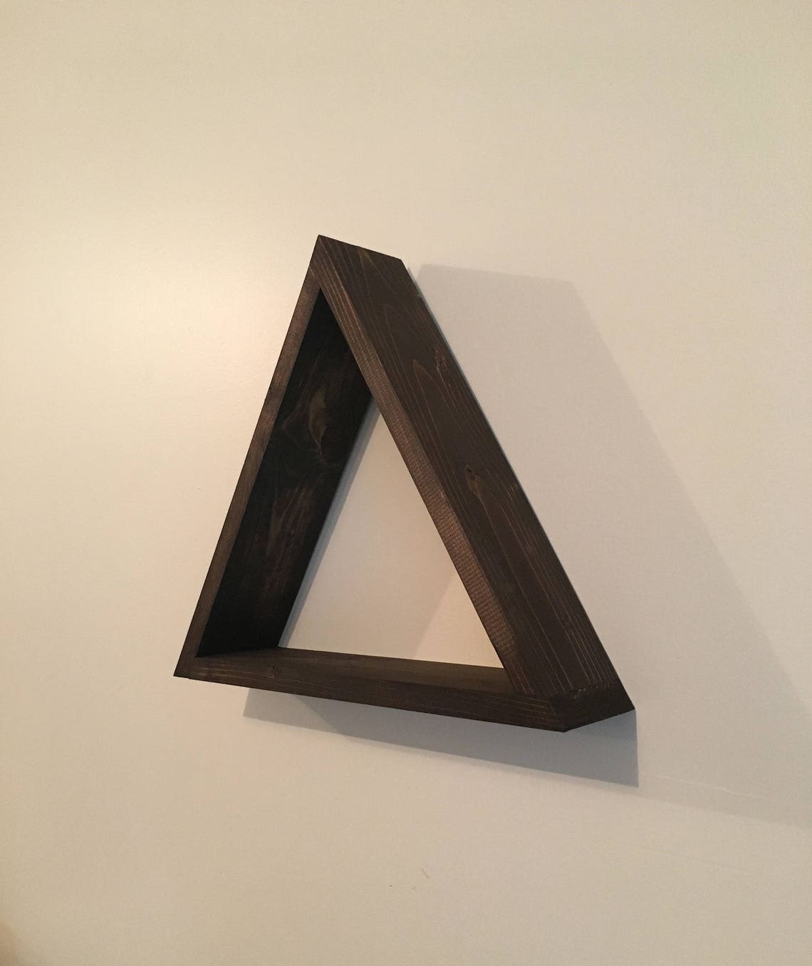 SET OF Three Floating Triangle Shelf Floating Triangle | Etsy