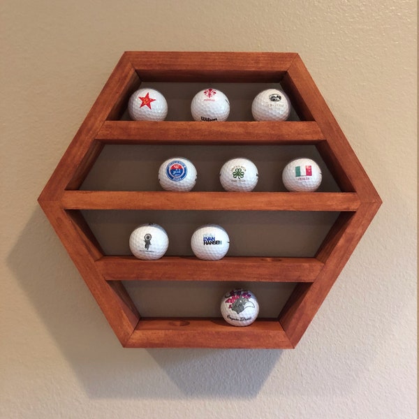 Golf Ball Display Shelf - Etsy