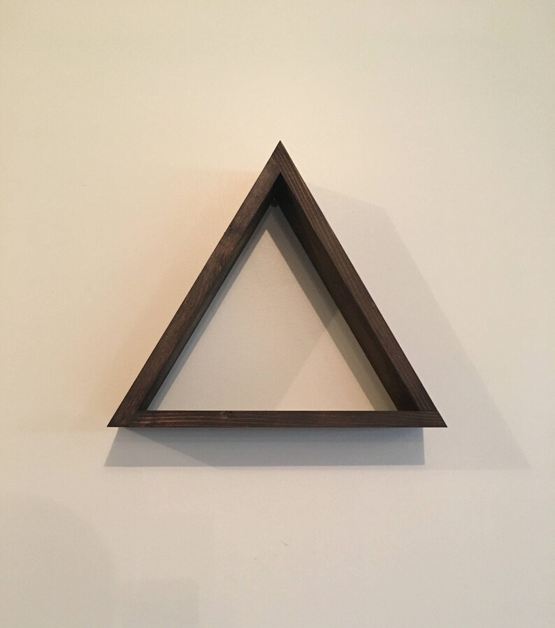 SET OF Three Floating Triangle Shelf Floating Triangle - Etsy
