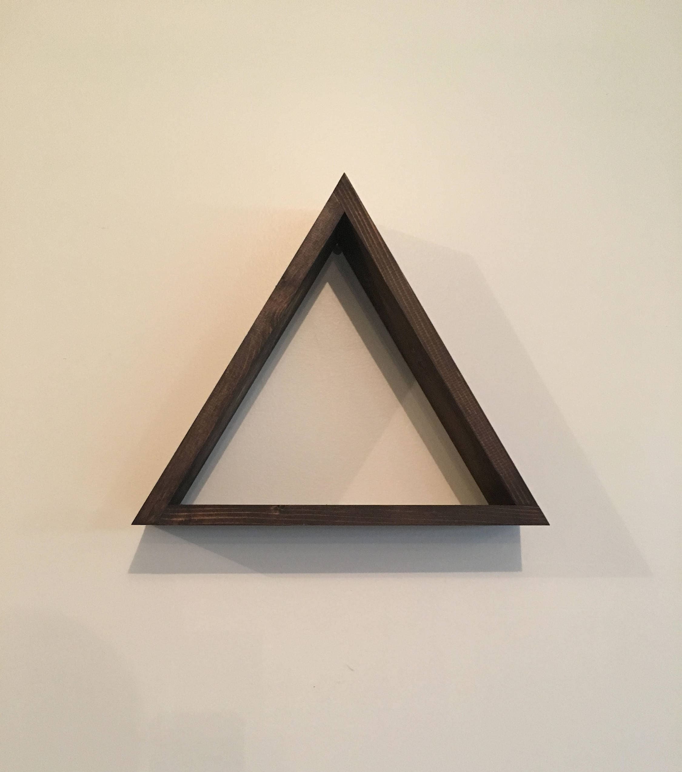 SET OF Three Floating Triangle Shelf Floating Triangle - Etsy