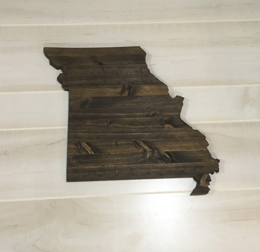 Missouri State Cutout, Large State Cutout, Choose Your State, Choose ...