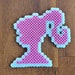 Barbie Profile Mini Perler Beads - Etsy