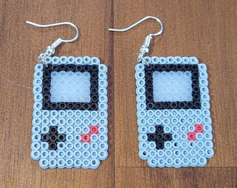 This Ain't No Game, Boy Gameboy Mini Perler Beads Dangle Earrings Hama ...
