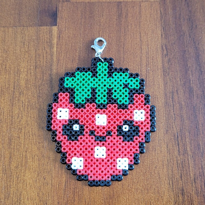 Perler Bead Keychain - Etsy