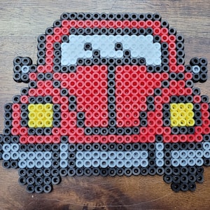 Red Volkswagen Slug Bug Perler Beads - Etsy