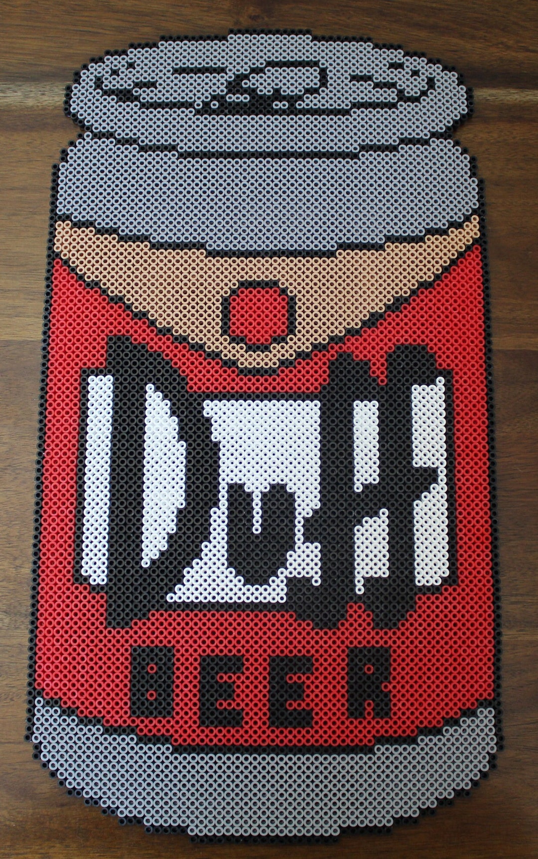 Simpsons Duff Beer Perler Beads - Etsy