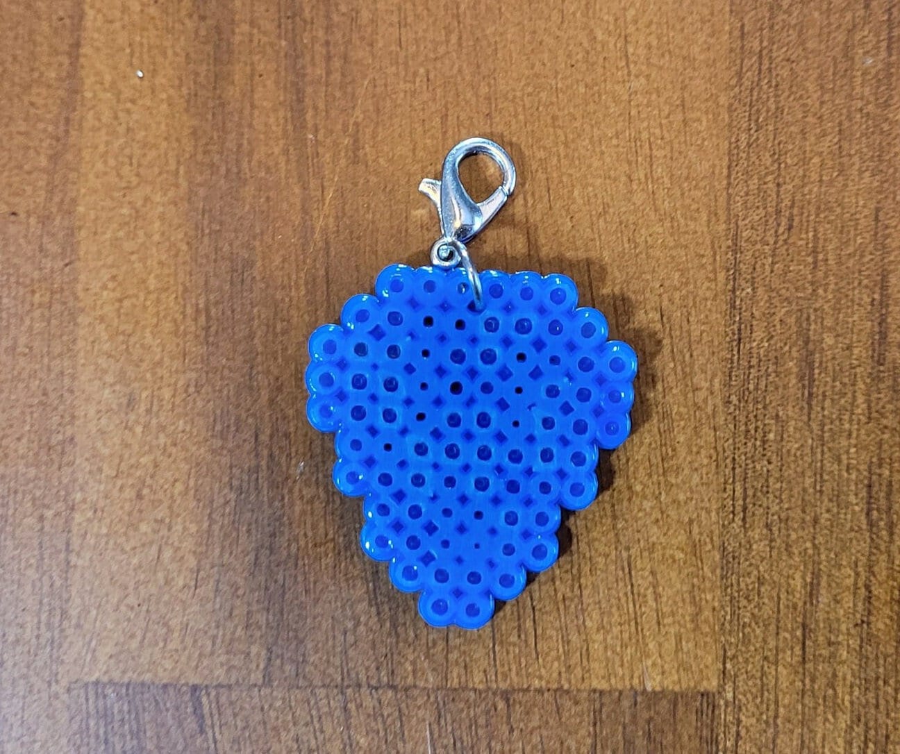 Blue Guitar Pick Mini Perler Beads Keychain/pendant - Etsy