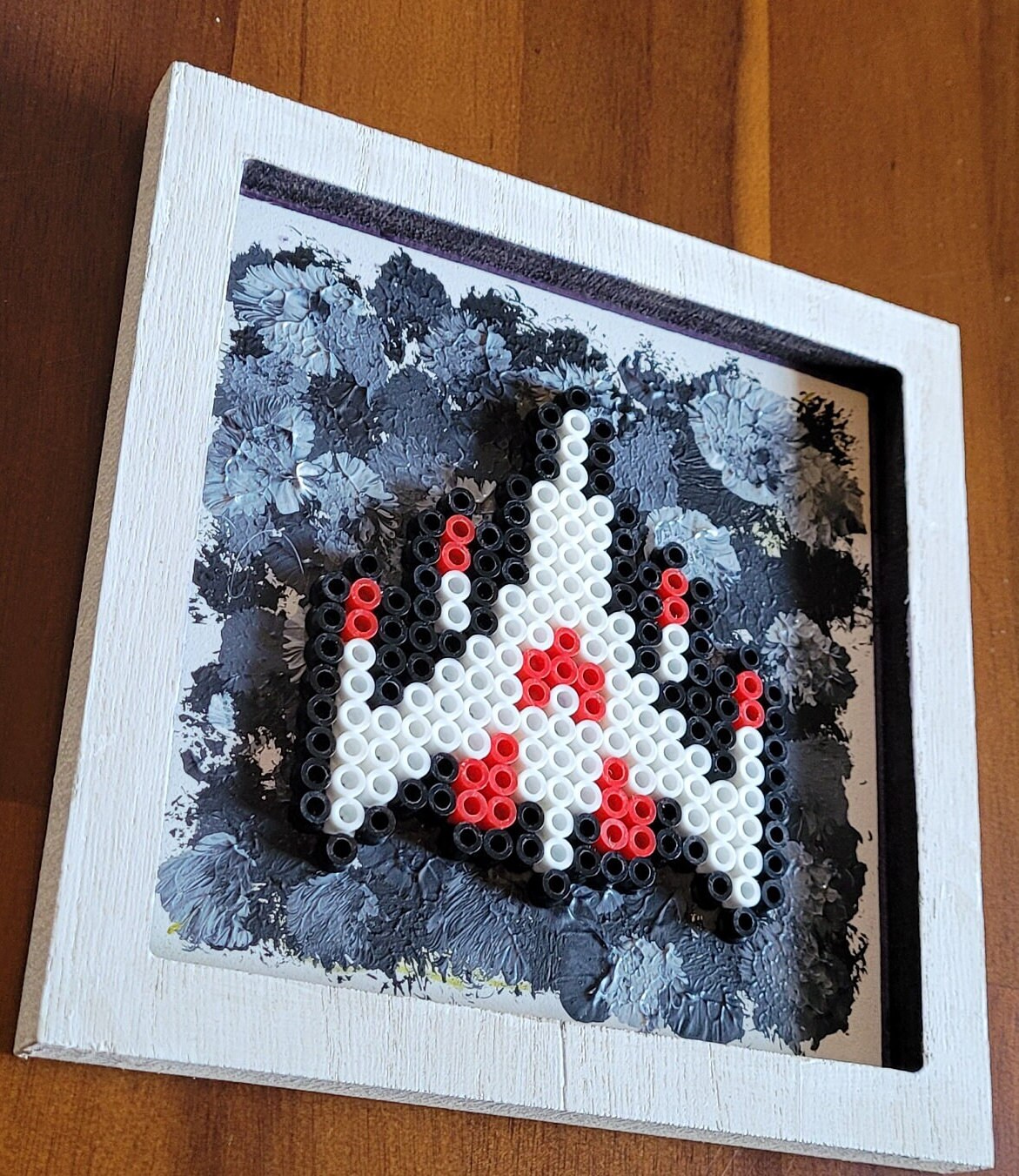 Galaga Ship in Hand Painted Frame - Etsy