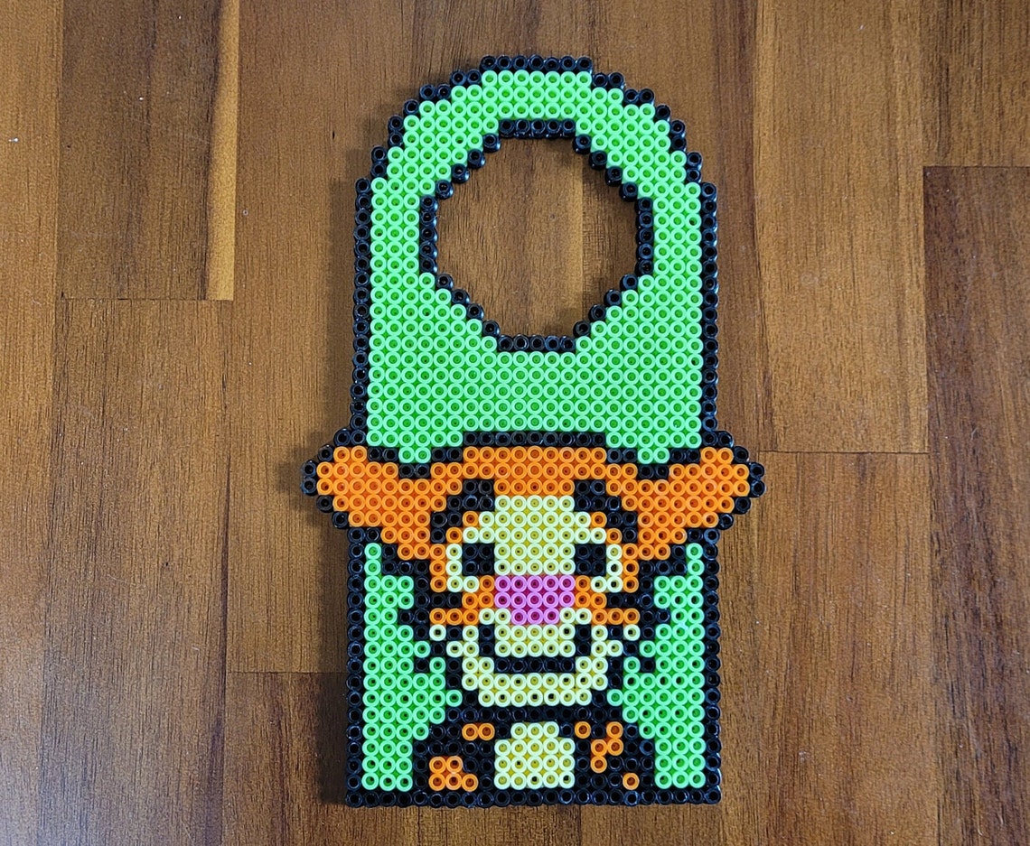 Tigger Door Hanger Made Out of Perler Beads - Etsy