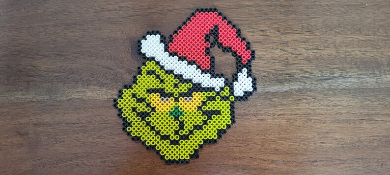 Grinch Perler Beads - Etsy