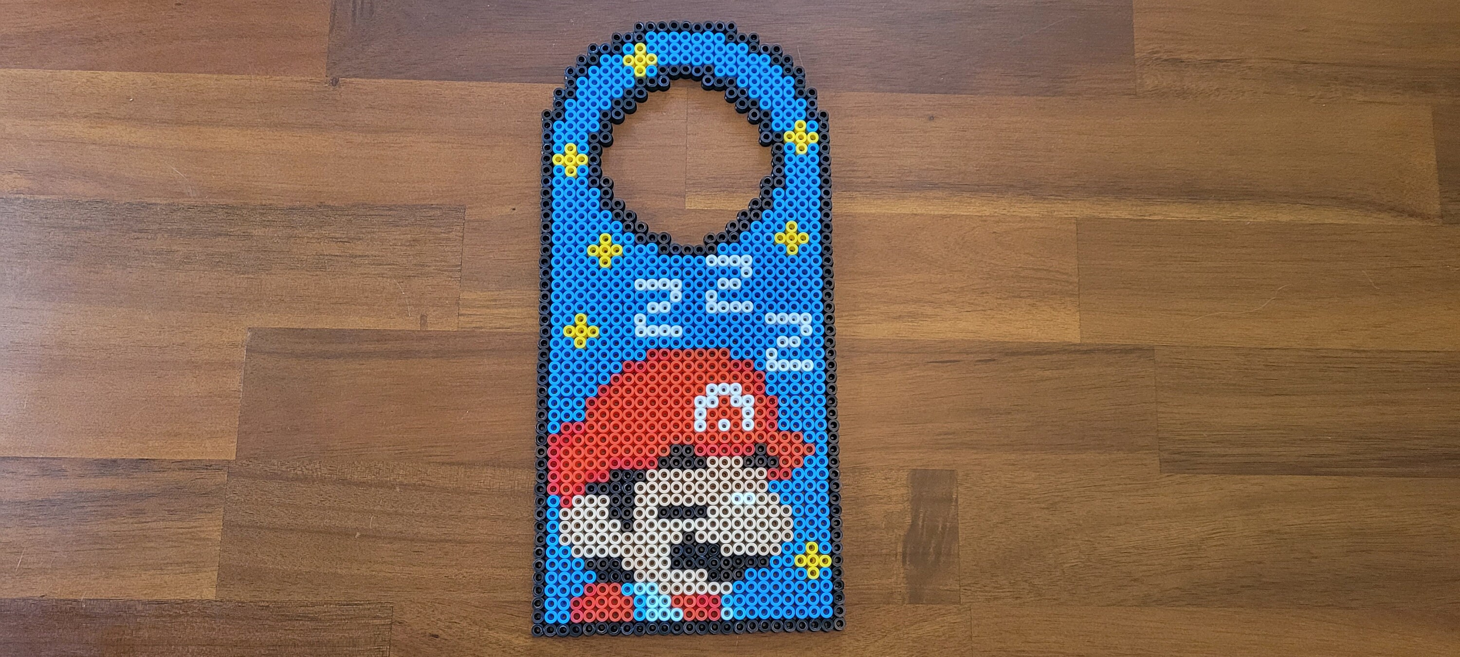 Sleeping Mario Door Hanger Perler Beads - Etsy
