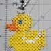 Duck Perler Beads Keychain/pendant - Etsy