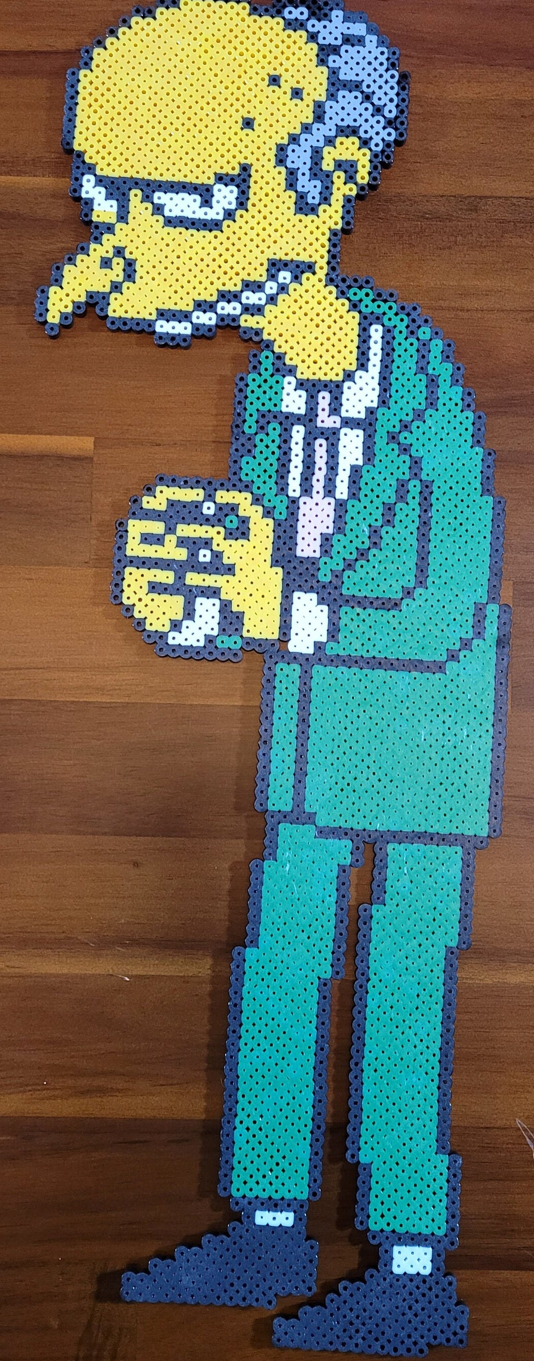 The Simpsons Montgomery Burns Made Out of Perler Beads - Etsy