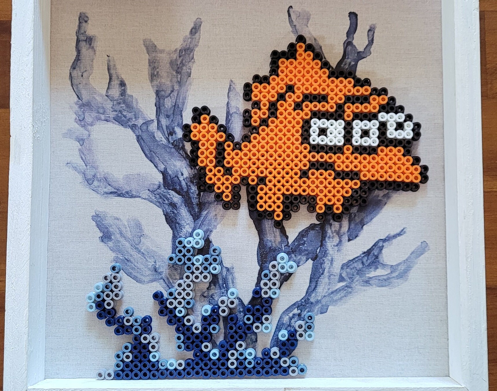 Simpsons 3 Eyed Fish Framed in White Shadowbox - Etsy