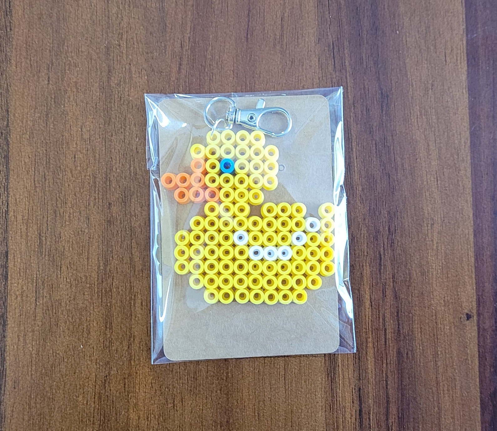 Duck Perler Beads Keychain/pendant - Etsy