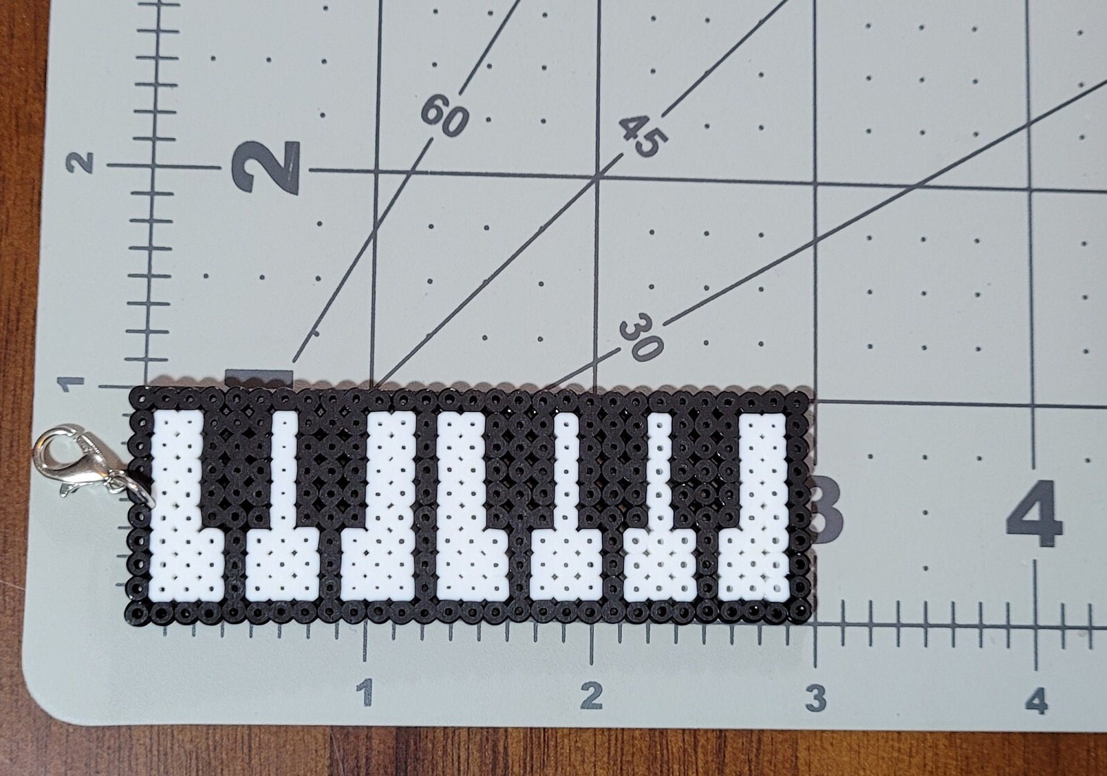 Keyboard Mini Perler Beads Keychain/pendant - Etsy