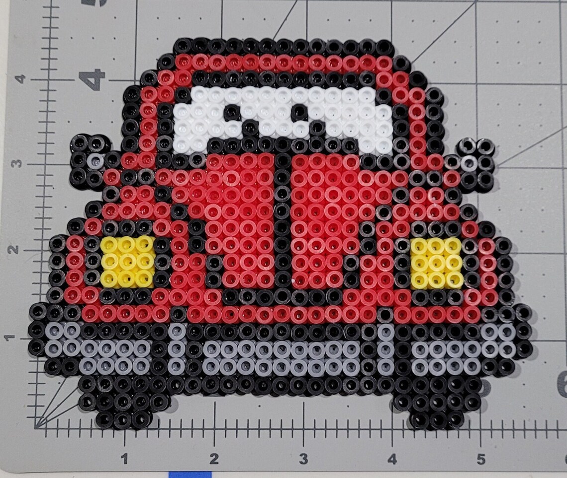 Red Volkswagen Slug Bug Perler Beads - Etsy