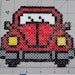 Red Volkswagen Slug Bug Perler Beads - Etsy