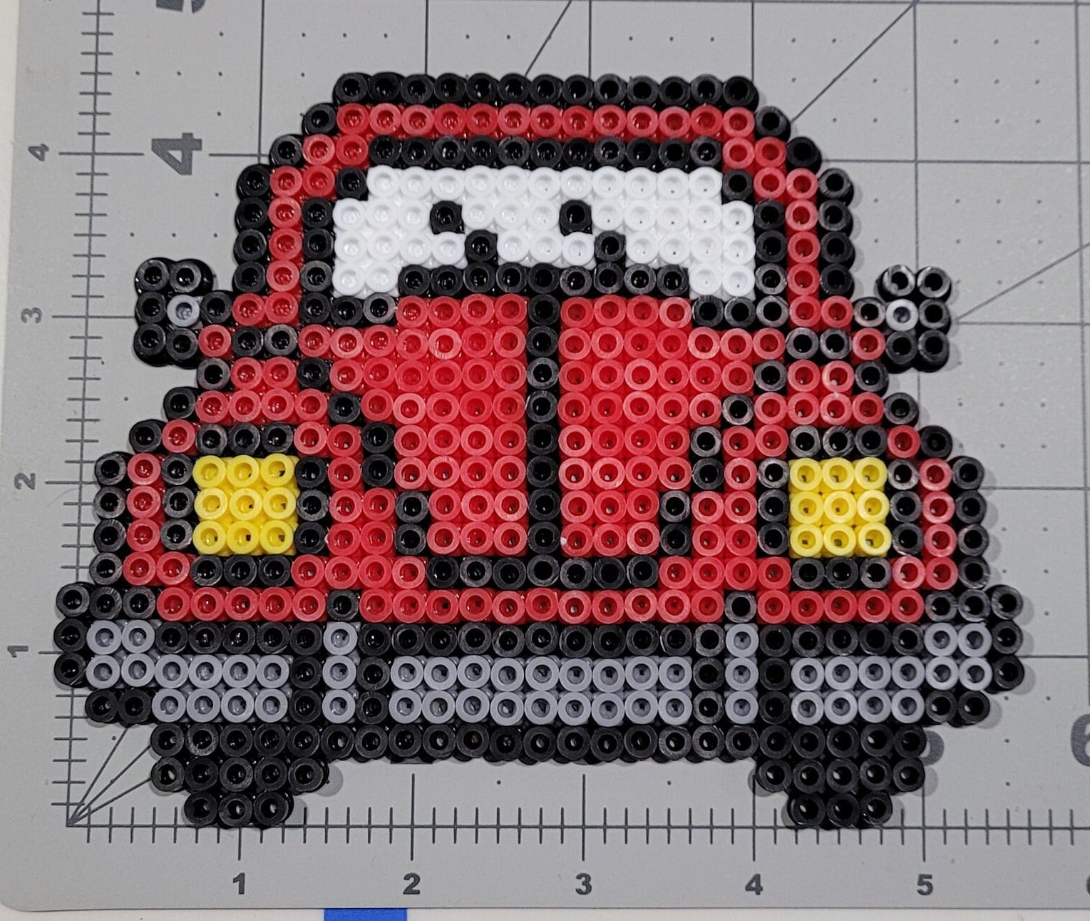 Red Volkswagen Slug Bug Perler Beads - Etsy