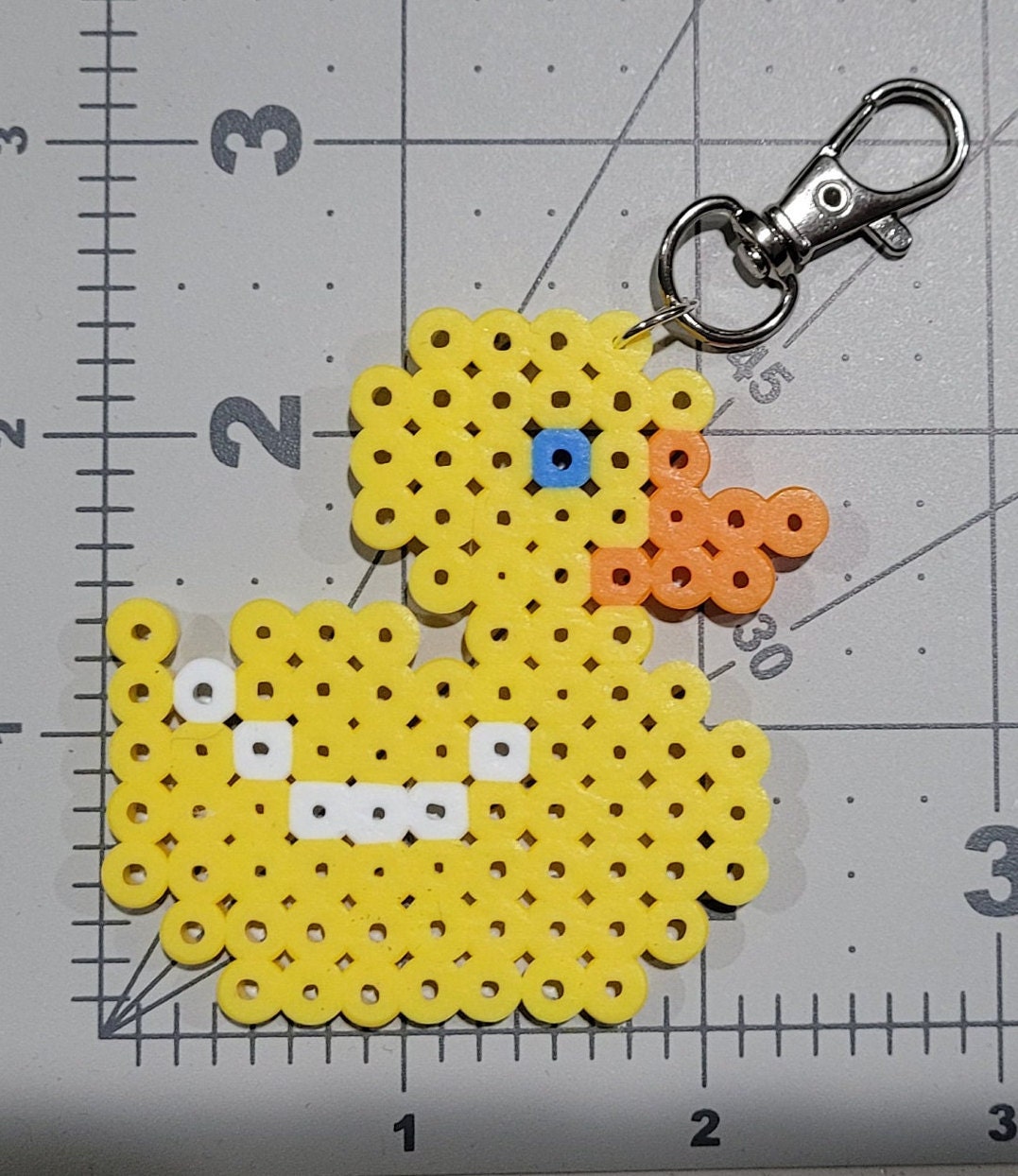 Duck Perler Beads Keychain/pendant - Etsy