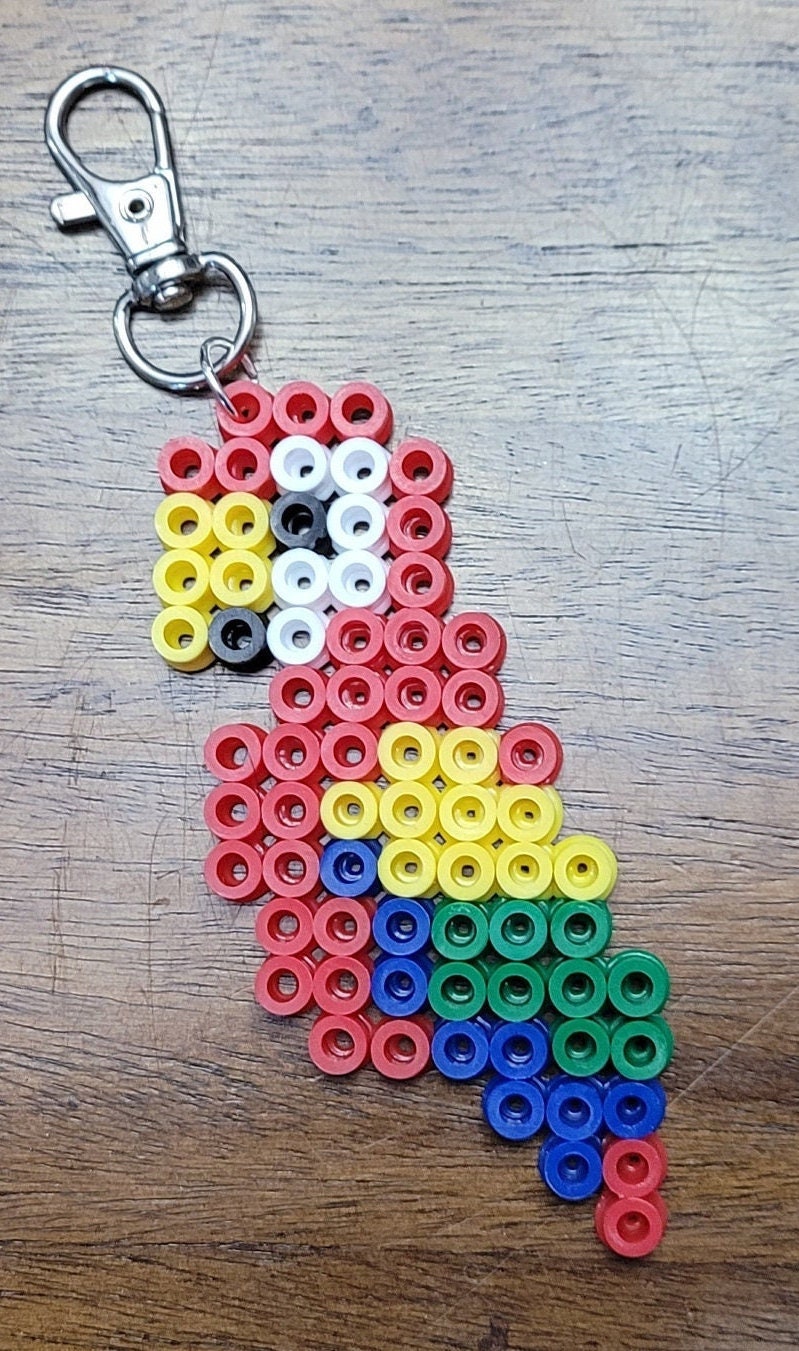 Parrot Perler Beads Keychain/pendant - Etsy