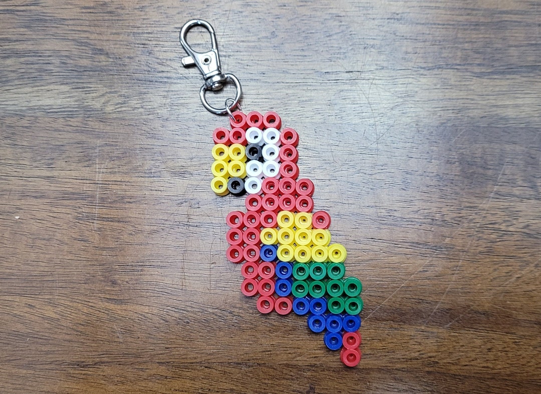 Parrot Perler Beads Keychain/pendant - Etsy