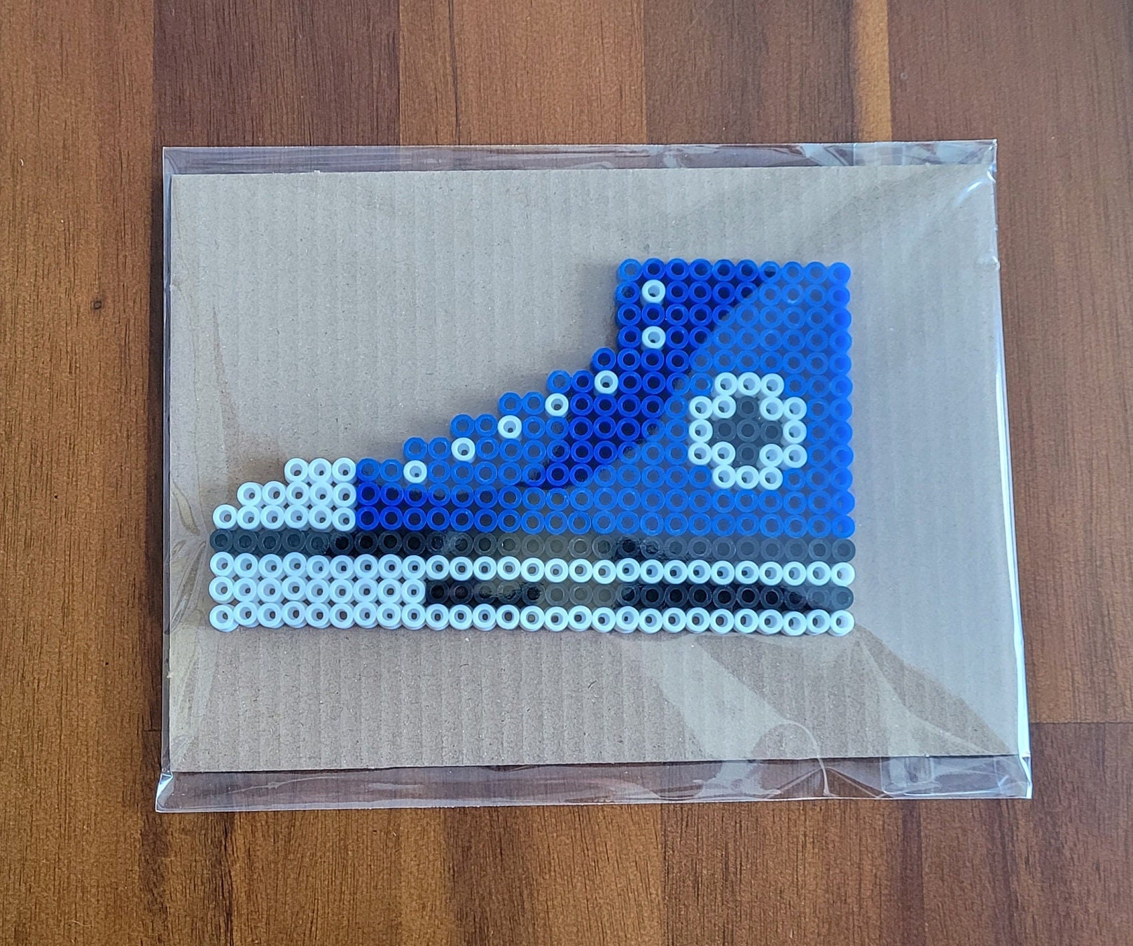 Blue Converse Shoe Perler Beads - Etsy