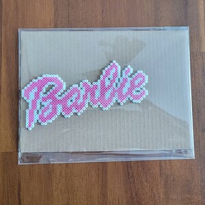 Barbie Logo Mini Perler Beads - Etsy