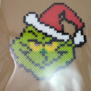 Grinch Perler Beads - Etsy