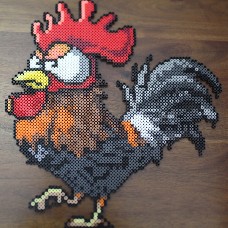 Chicken Perler Beads - Etsy