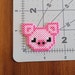 Pink Pig Mini Perler Beads Keychain/pendant - Etsy