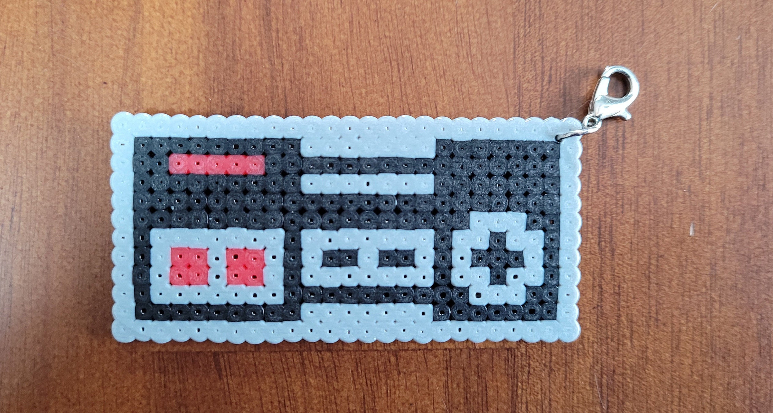 NES Controller Mini Perler Beads Keychain/pendant - Etsy