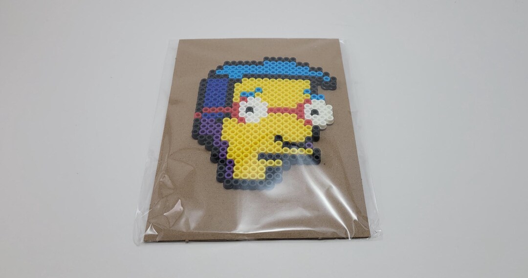 Simpsons Milhouse Perler Beads - Etsy