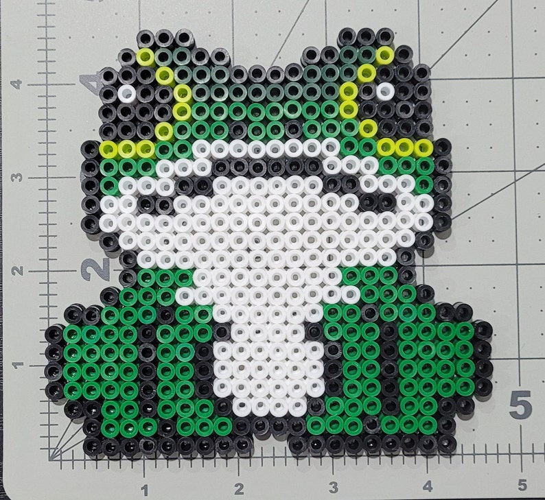 Green Frog Perler Beads - Etsy UK