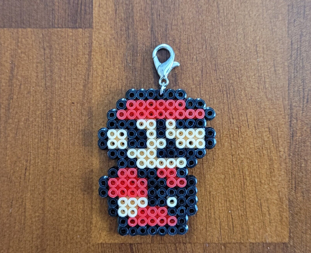 Mario Mini Perler Beads Keychain/pendant - Etsy