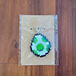 Yoshi Egg Mini Perler Beads Keychain/pendant - Etsy