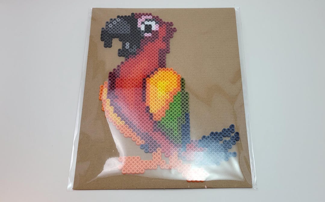 Red Parrot Perler Beads - Etsy
