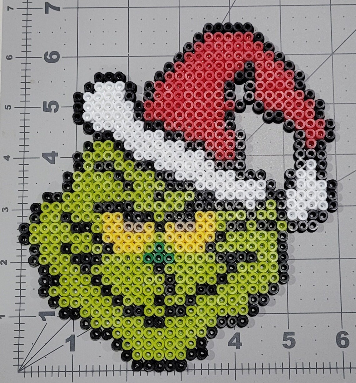 Grinch Perler Beads - Etsy