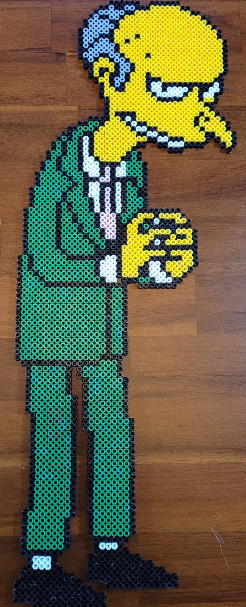 The Simpsons Montgomery Burns Made Out of Perler Beads - Etsy