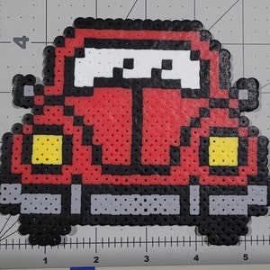 Red Volkswagen Slug Bug Perler Beads - Etsy