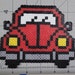Red Volkswagen Slug Bug Perler Beads - Etsy