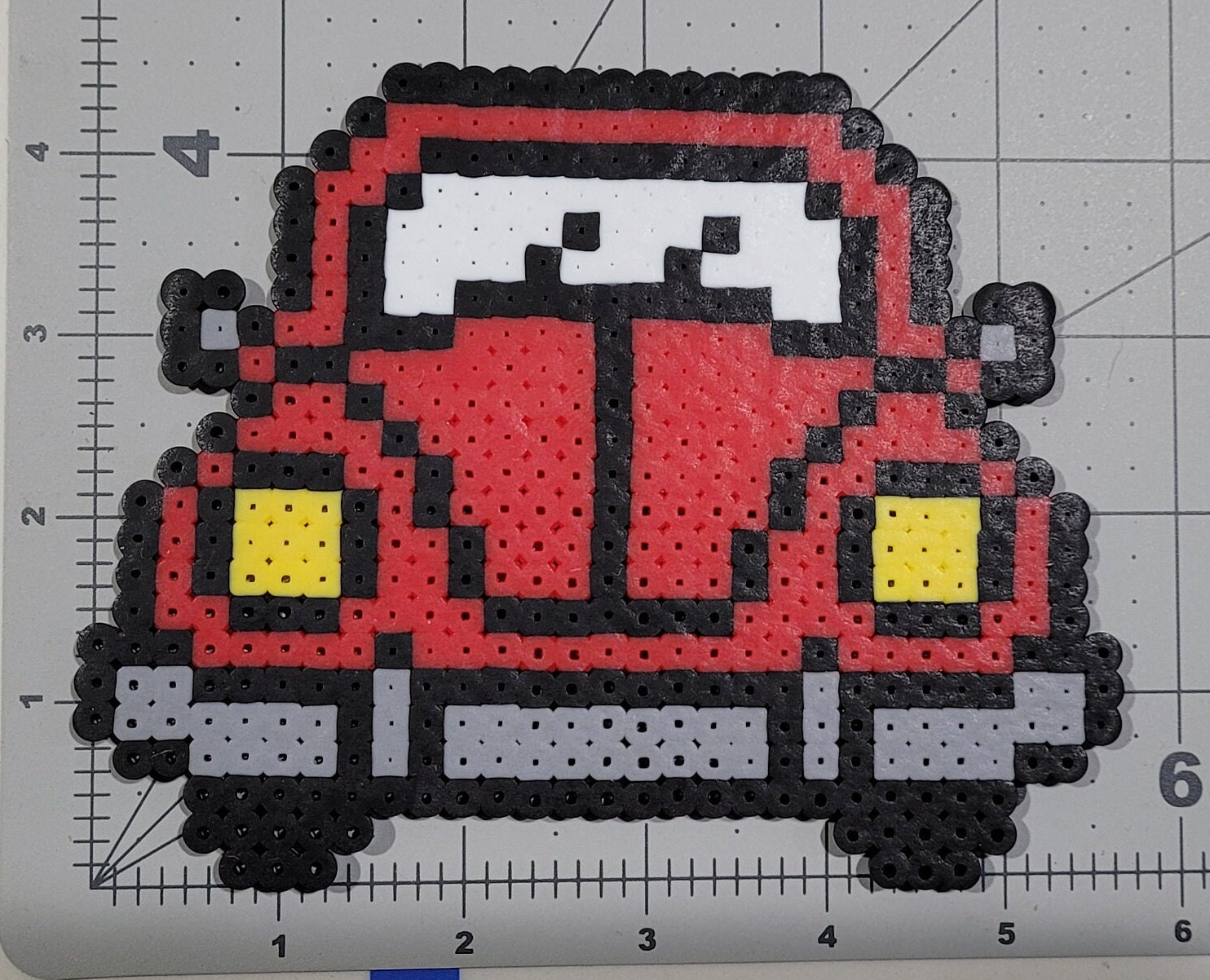 Red Volkswagen Slug Bug Perler Beads - Etsy