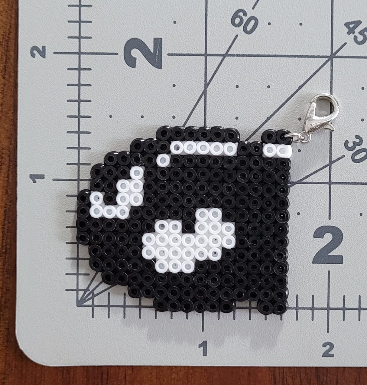 Mario Bullet Bill Mini Perler Beads Keychain/pendant - Etsy