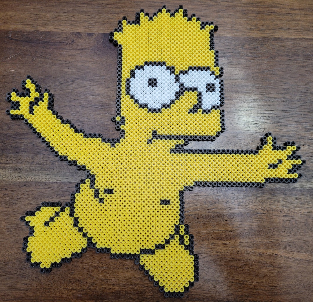 Bart Simpson Nirvana Perler Beads - Etsy