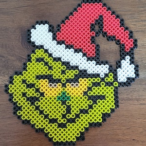 Grinch Perler Beads - Etsy
