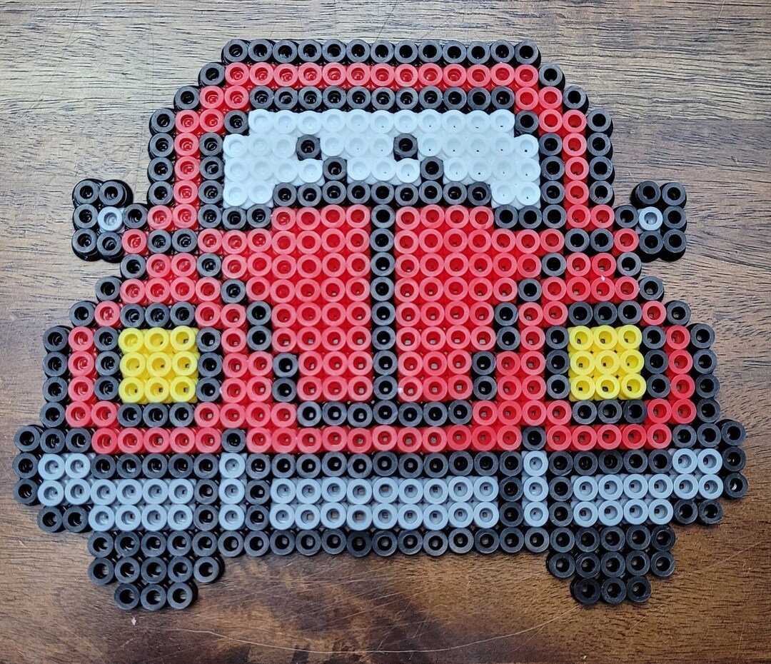 Red Volkswagen Slug Bug Perler Beads - Etsy